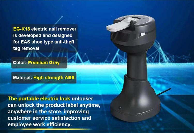 Hot Portable Professional Hard Tag Electric Handheld Remove EAS Hand ...