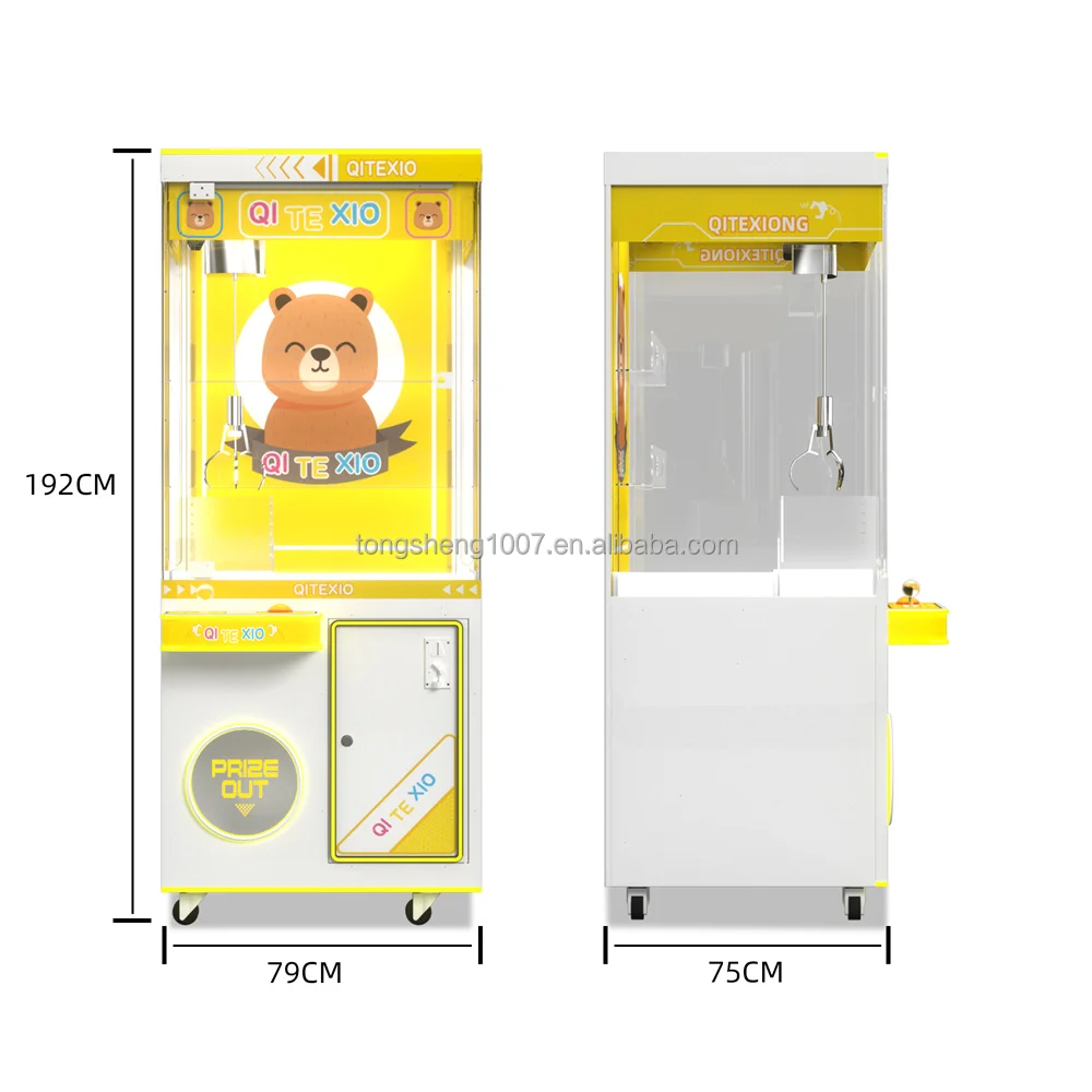 Custom Claw Crane Machine Arcade Multiple Colour Candy Game Claw ...