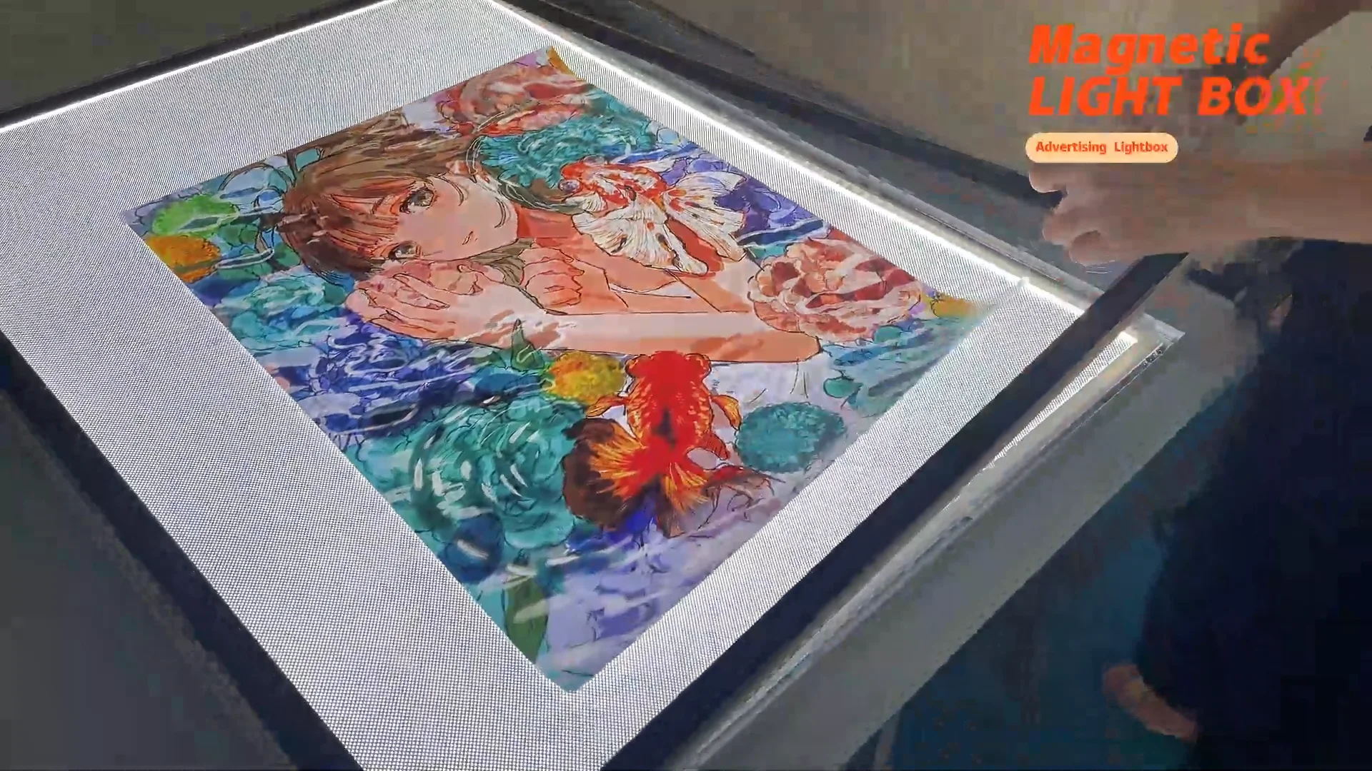 Restaurant Magnetic Led Light Box Illuminated Menu Board Led ...