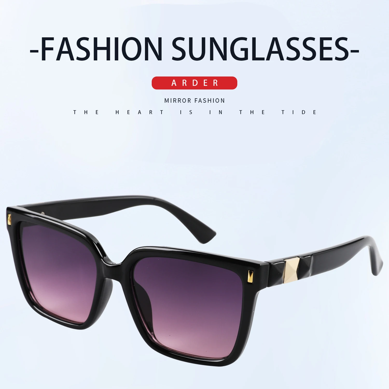 Fashion Senior New Polarized Sunglasses Men's Metal Frame Sunblock ...