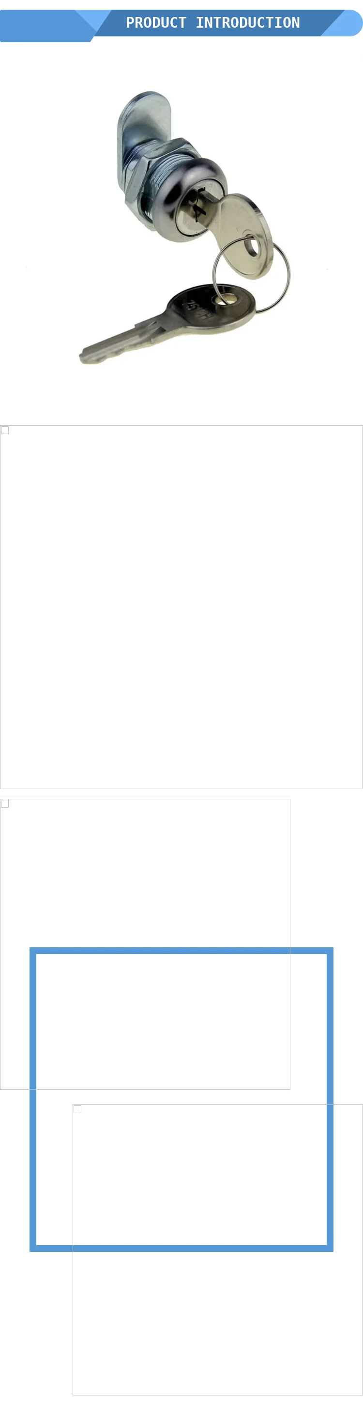 High Quality Factory Stainless Steel Cover USA 751CH Door Cam Locks ...