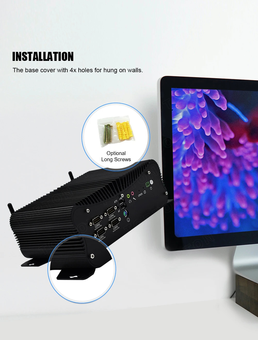 11th Gen Industrial PC i7 1165G7 i5 1135G7 Fanless Mini PC Rugged ...