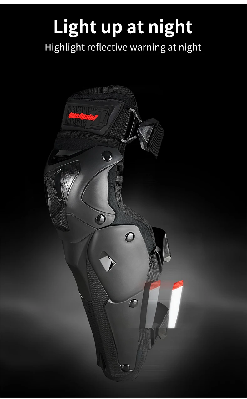 Ones Again CE2 Motorcycle Knee Pads & Elbow Pads - 4 Pieces Set