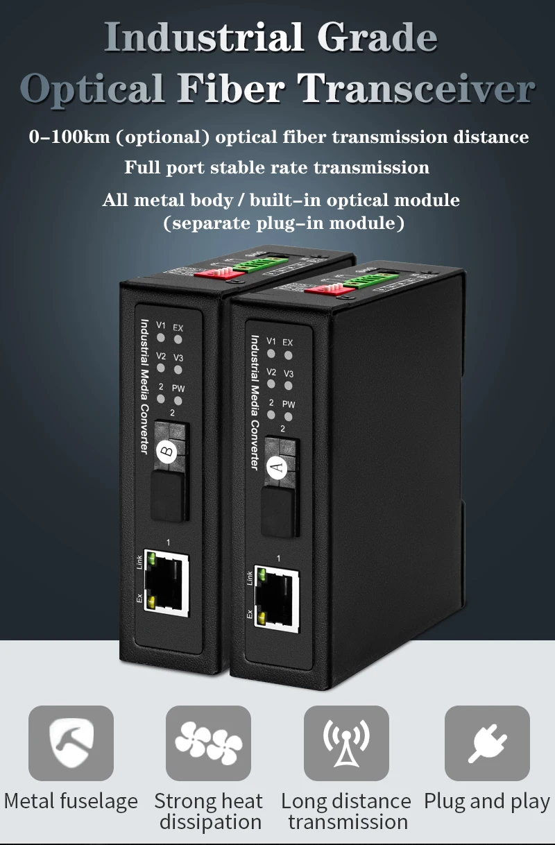 Single Mode Single Fiber/dual Fiber Transceiver - Hasivo