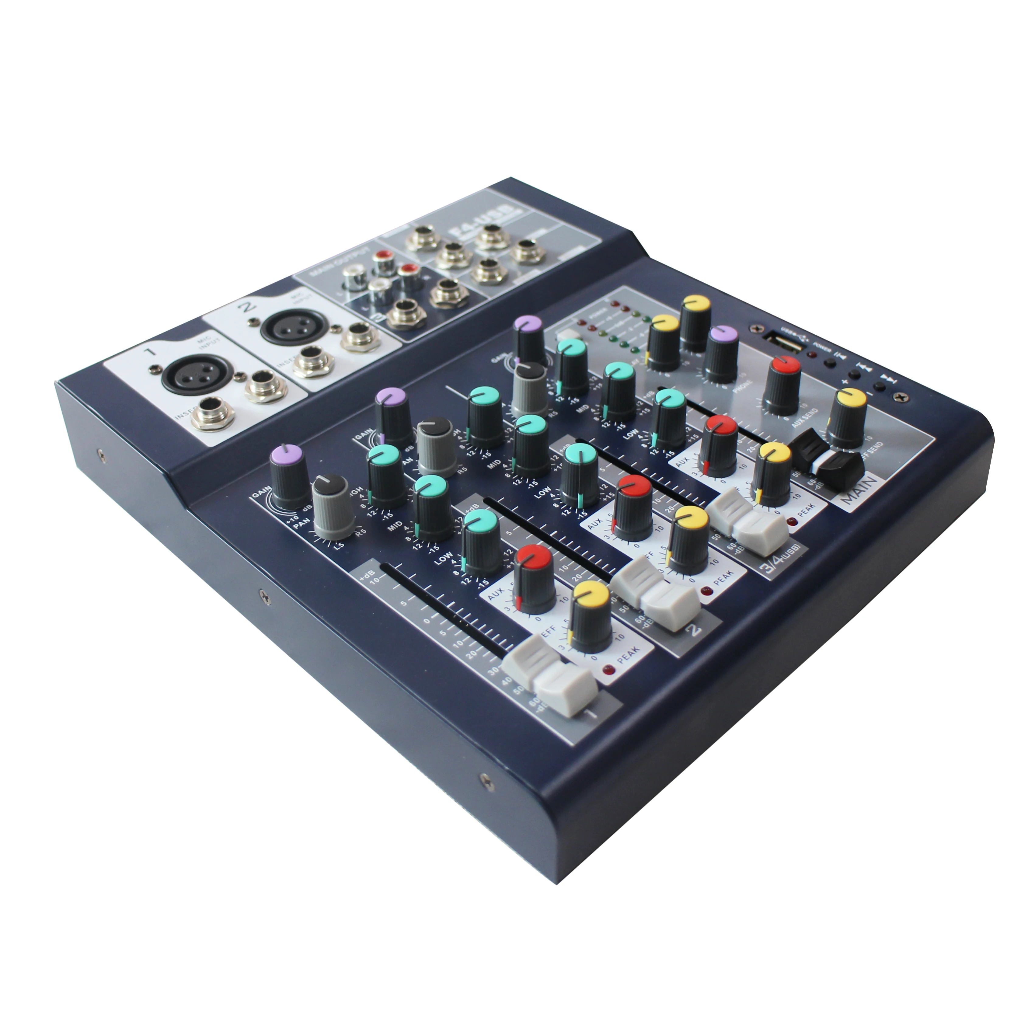 Lucky Tone 7-Channel Mixer - Ultra Low Noise for Pro Audio