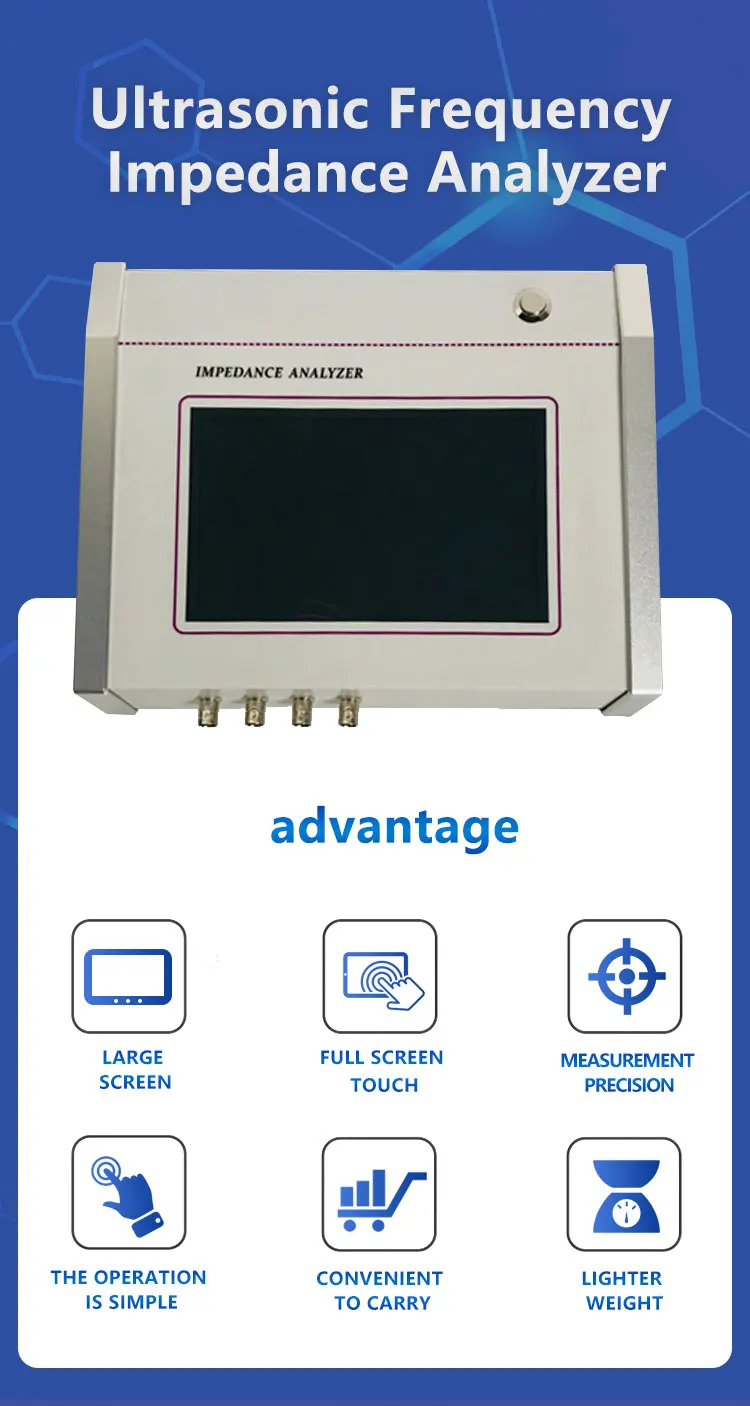 1-5mhz Ultrasonic Impedance Analyzer for Transducer Testing