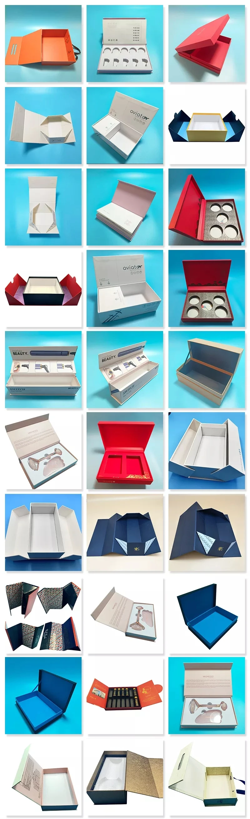 Custom Size Cardboard Rigid Hardbox Magnetbox Magnet Box Packaging Luxury Folding Gift Boxes 