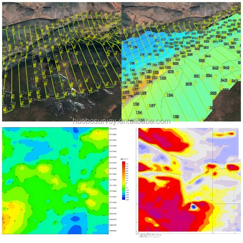 Drone Magnetic Survey System for Copper/gold/metal Detection