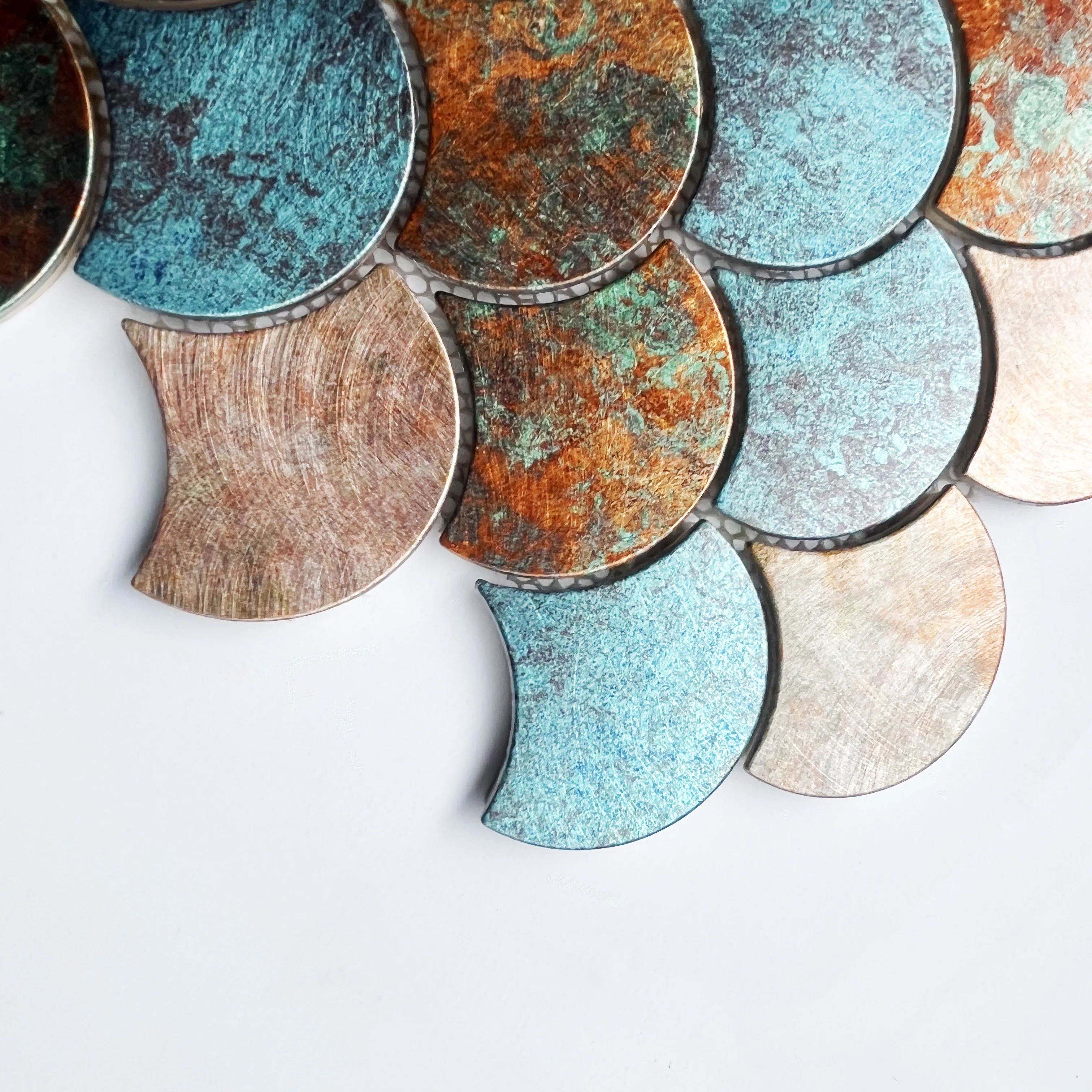 Modern ALFAN104506 Fish Scale Mosaic Wall Ceramic Tile for Interior ...
