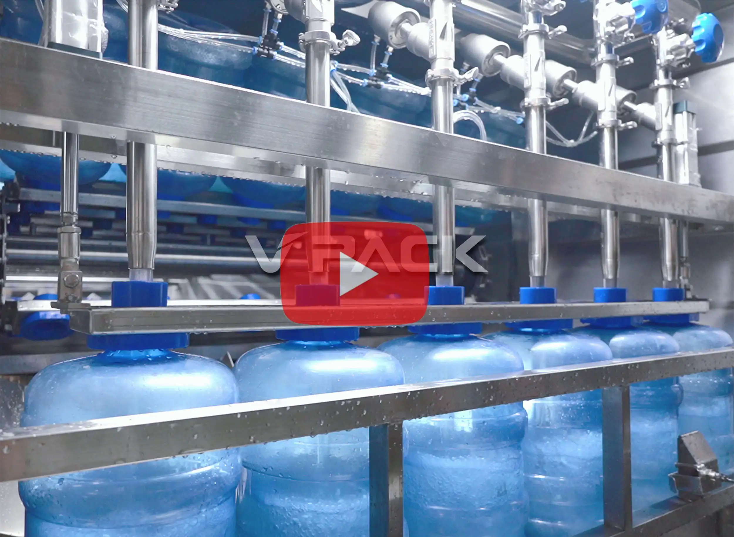 1200bph Automatic 5 Gallon Bottle Bucket Washing / Brushing Machine ...