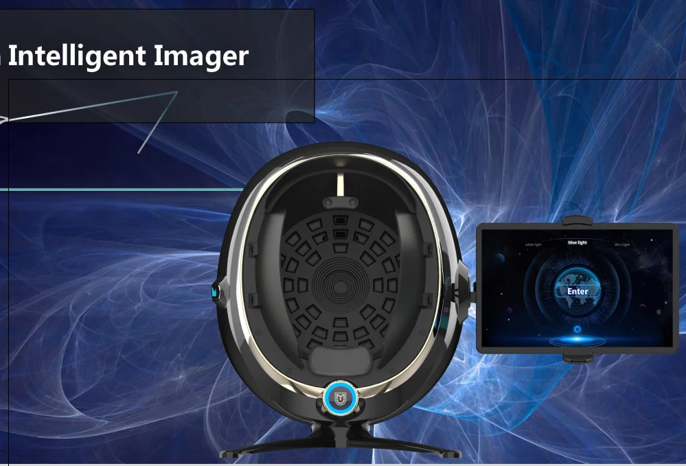 Professional 3D Ai Skin Analyzer - Detect Moisture & Wrinkles