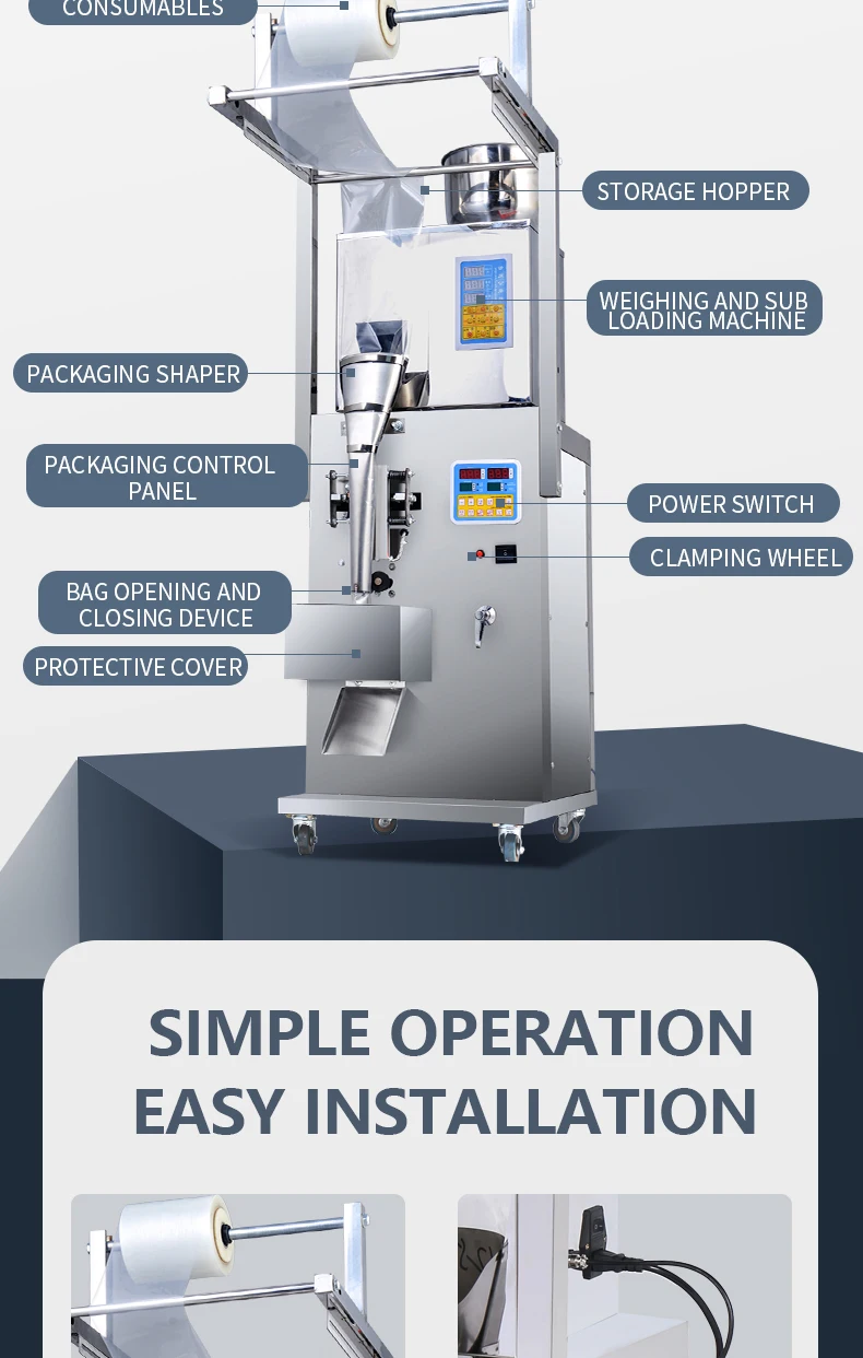 Jieding Automatic Sachet Bleaching Laundry Detergent Machine