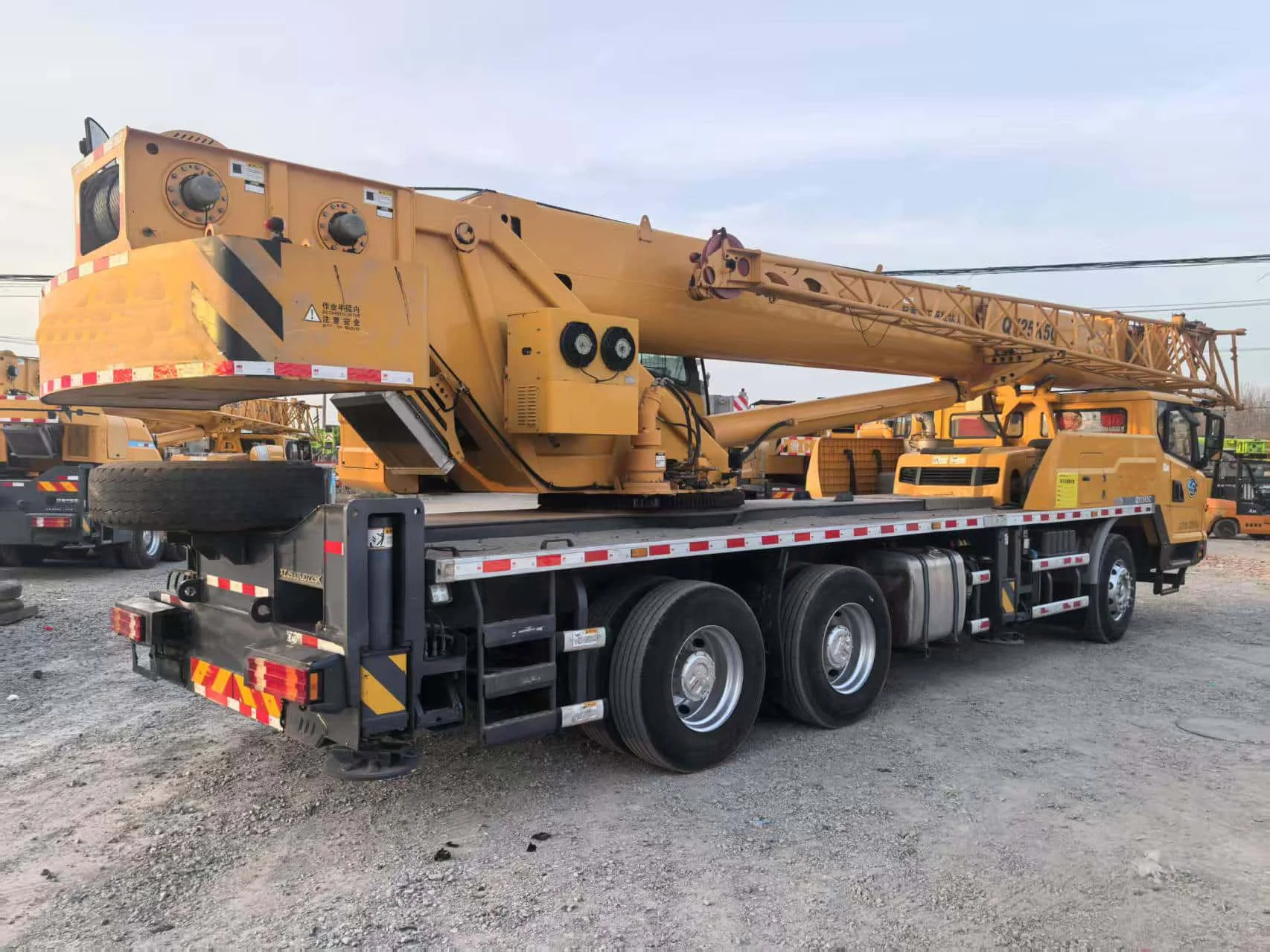 Used QY55KC 55 Ton Truck Crane 46M 5-Section U-Boom Cummins 400HP CE ...