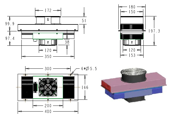 Peltier Thermoelectric Cooler For Air Conditioner Cooling System - Oem