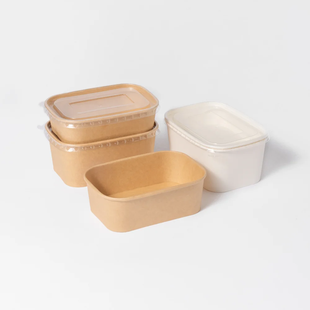 Factory Direct Biodegradable Paper Bowls 8oz Customized Whiteboard Soup ...