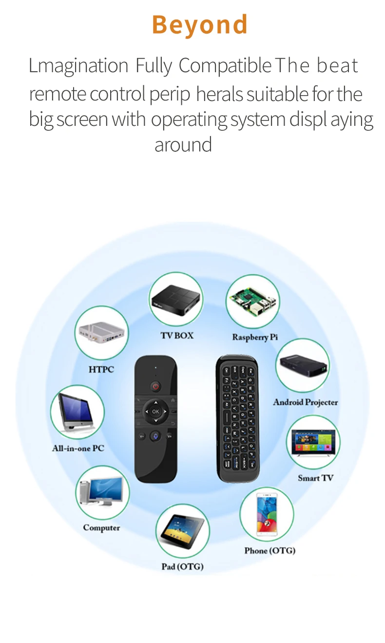 M8 Air Mouse - Versatile Remote Control for Home Automation