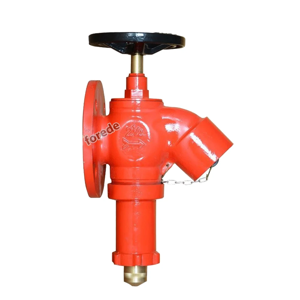 FOREDE Flange Pressure Regulating Fire Hydrant Valves 2.5" Copper Alloy ...