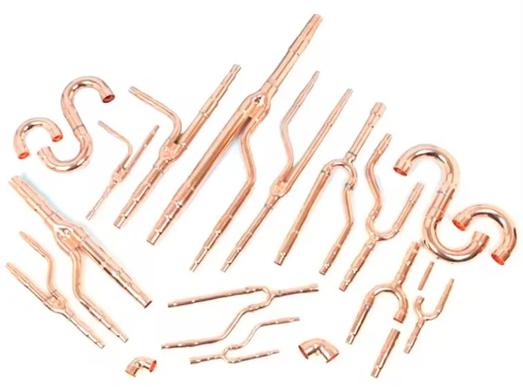 ML02 Air Conditioner Spare Parts - Refnet Joint Copper Pipe
