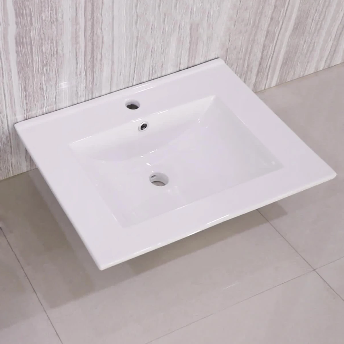 UPC Bathroom Sink - Modern Countertop Ceramic Vessel