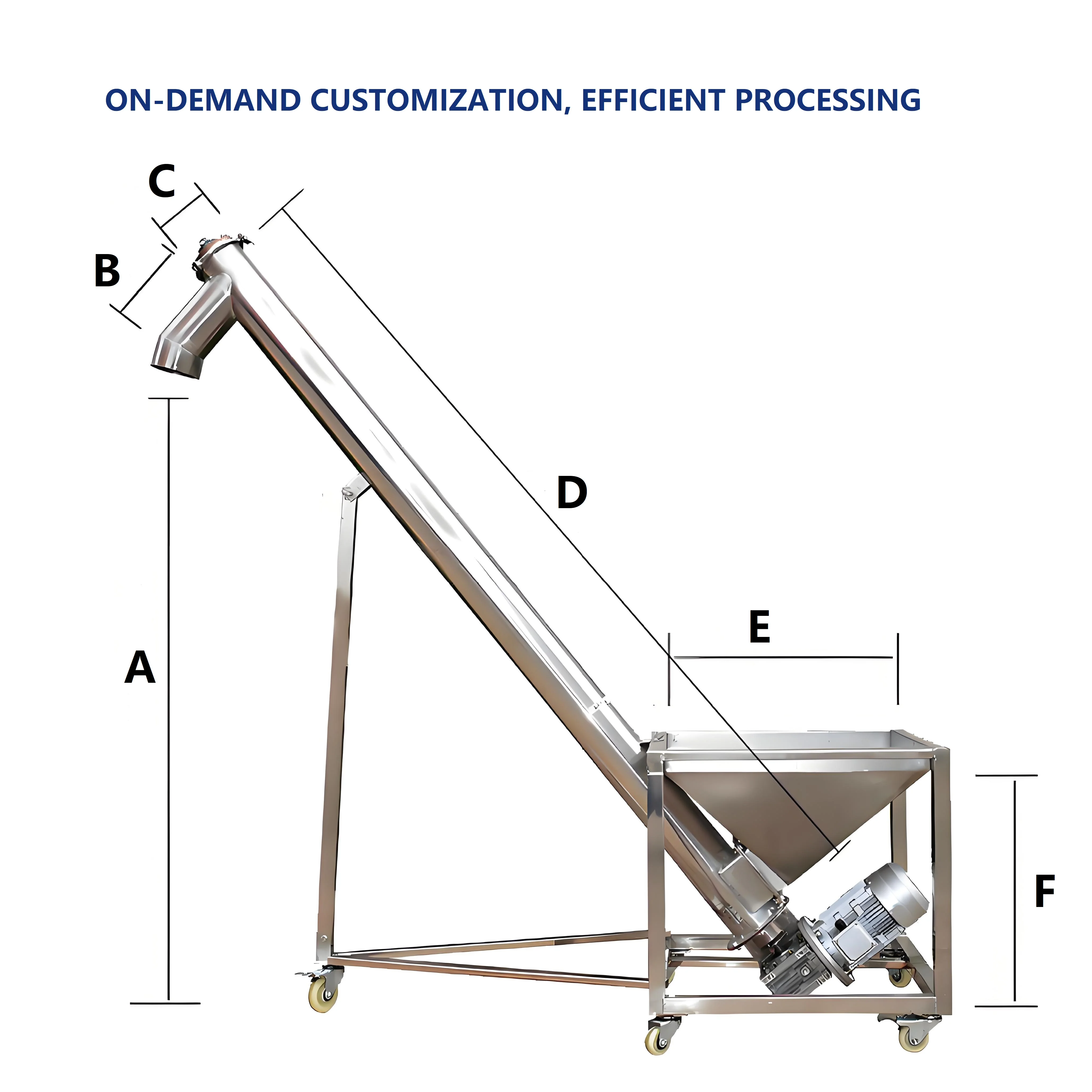 UJINAUTO Live Bottom Screw Auger Conveyor Jacket Hopper Mixer U Type ...