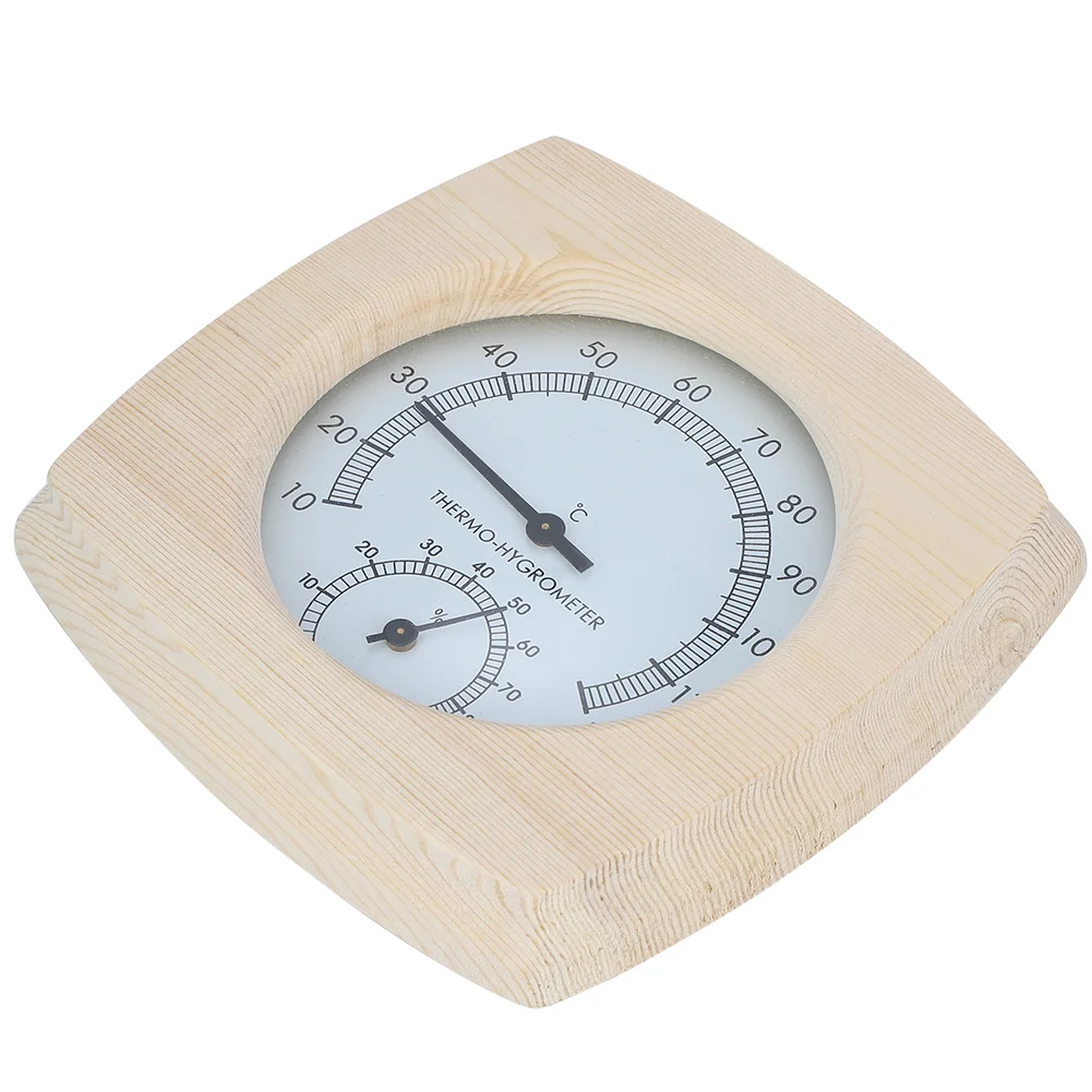 Wooden Sauna Thermo-hygrometer,Double Wood Hygrometer - Buy Sauna ...