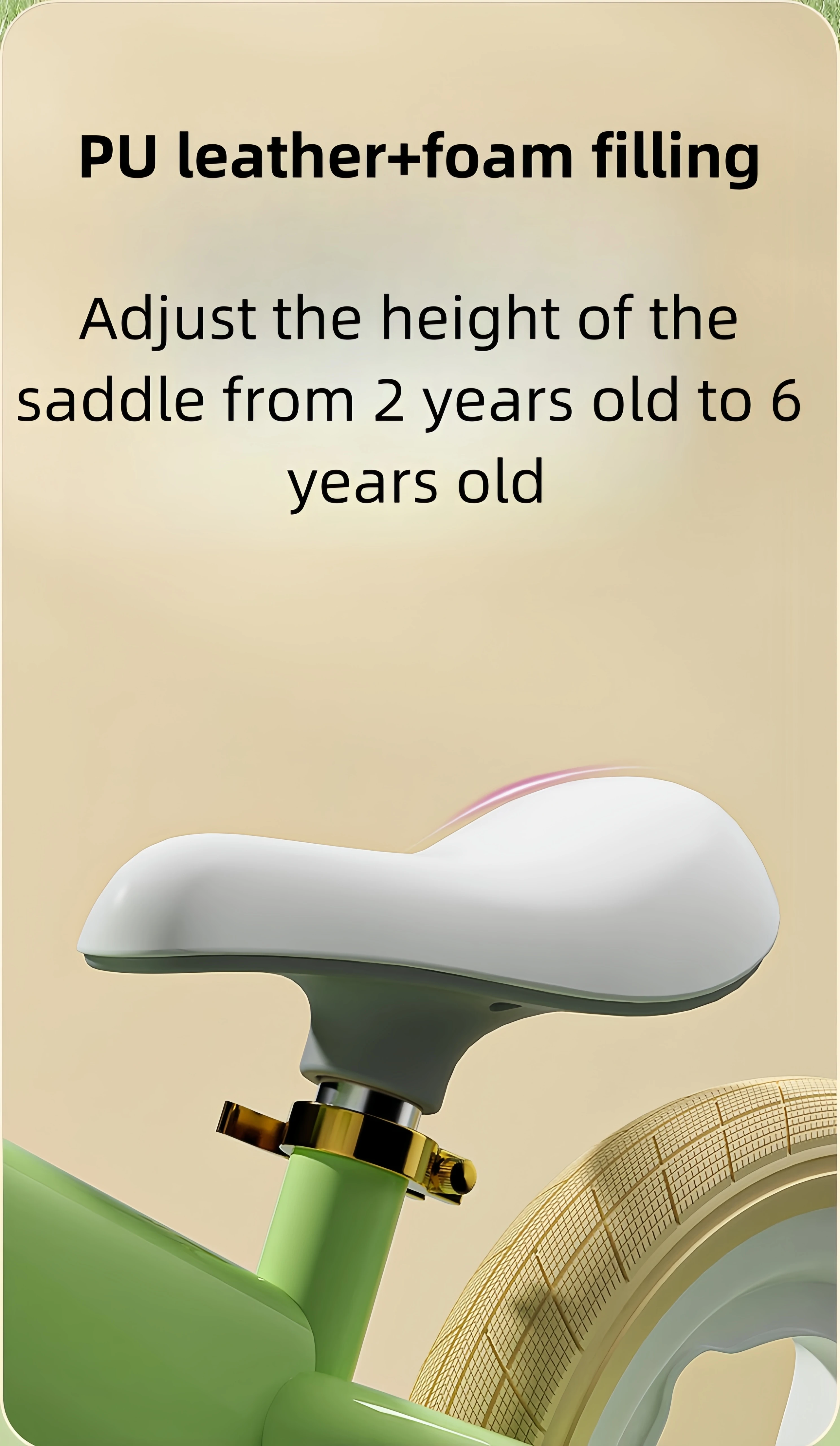 Children's Aluminum & Steel Alloy Fork Material Balance Bike - Buy ...