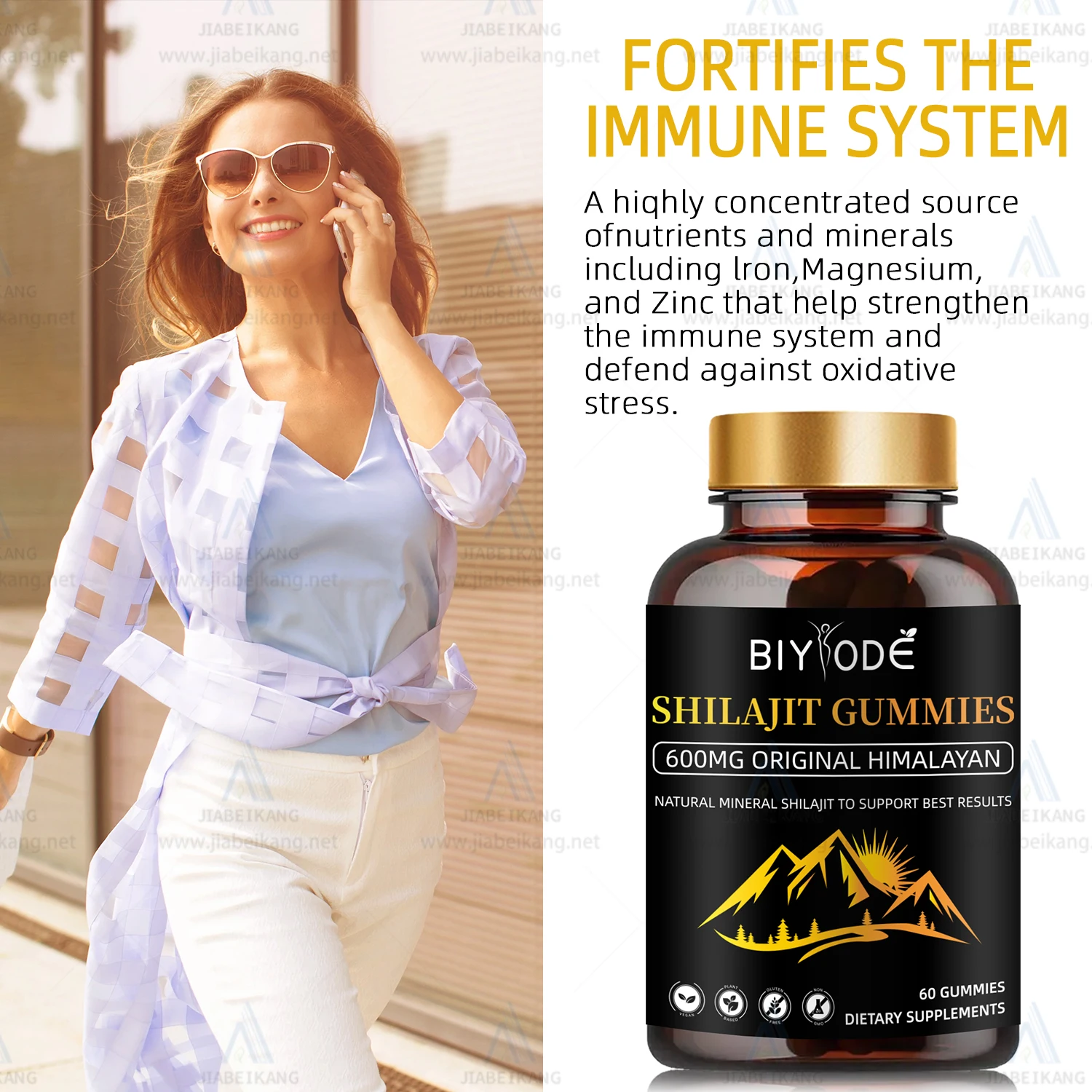 Biyode Gmp Factory Pure Naturel Himalayan Wholesale Brain Memory Immune ...