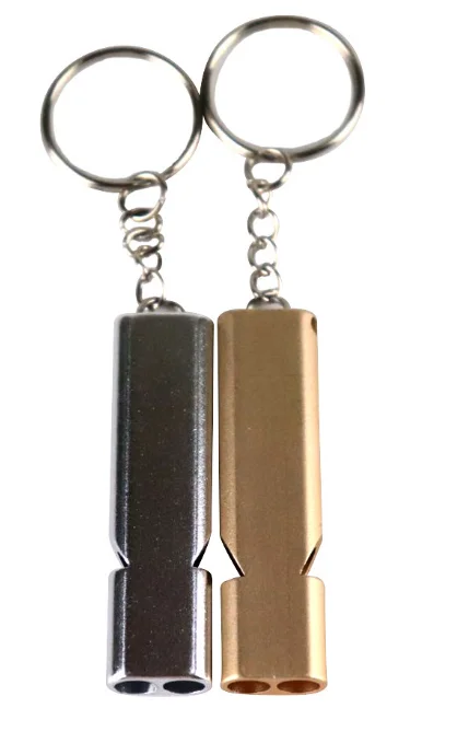 Double Tube High Frequency Survival Whistle Blast Whistle Aluminum ...