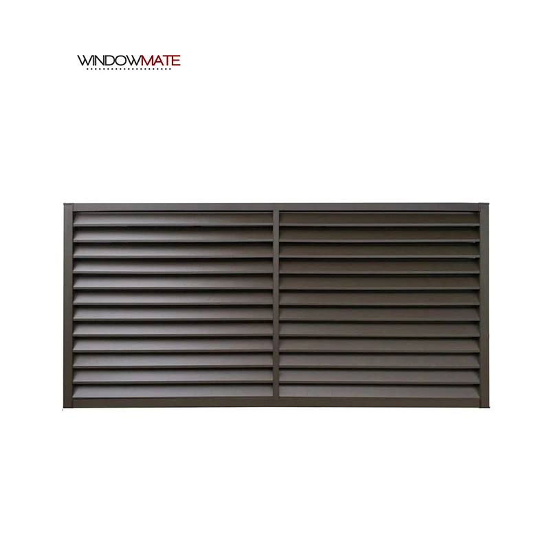Customizable Powder Coated Louver Fence - Durable & Stylish