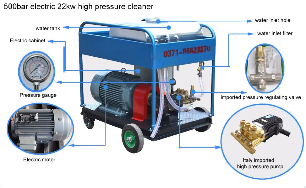 500bar High Pressure Hydro Cleaner - Efficient & Non-toxic