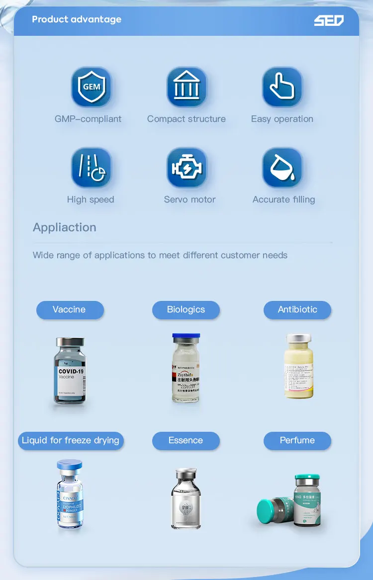 High Efficiency Automatic Aseptic Vial Filling Machine Production Line ...