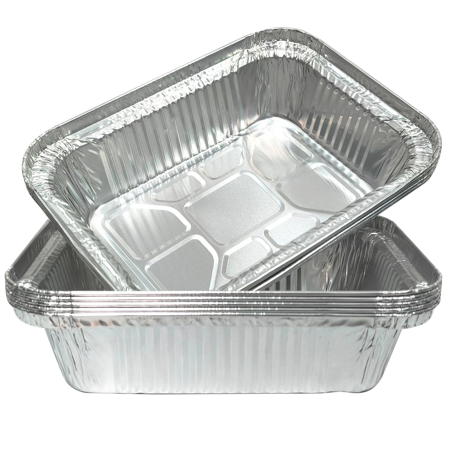 450ml 500ml 1000ml Takeaway Food Containers Custom Disposable Aluminium ...
