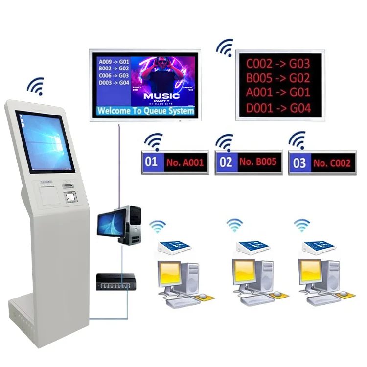 Automated Vending Kiosk For Queue Management System - Oem | Wholesale