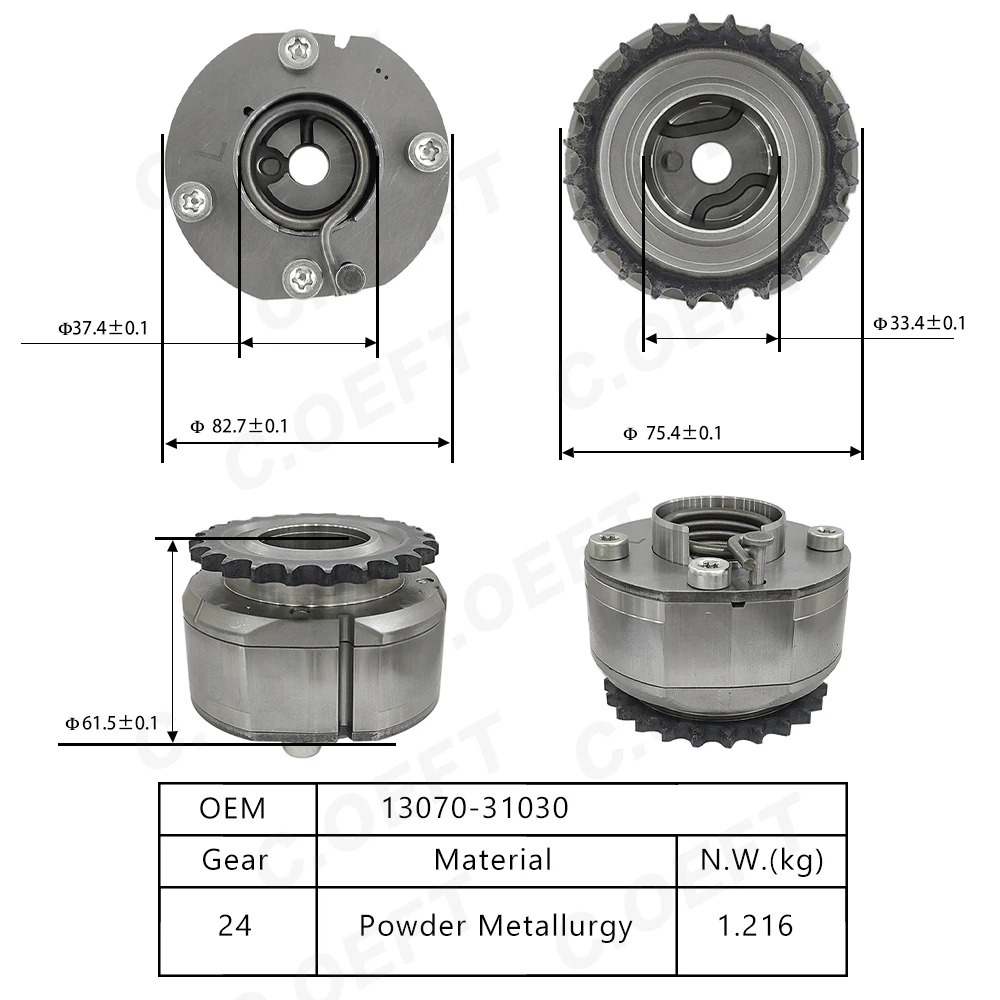 高品质新正时齿轮VVT 13070-31030凸轮轴调节器，适用于丰田正时链条套件附件| Alibaba.com