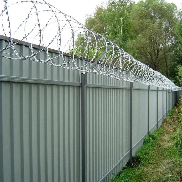 BTO-22 Roll Concertina Double Strand razor Blade Barbed Wire for ...