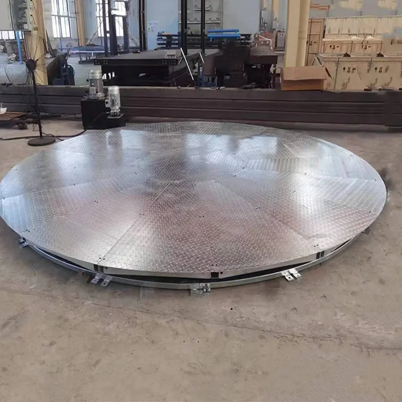 Hydraulic Rotating Stage Lift Platform - 2 to 4 Ton Capacity