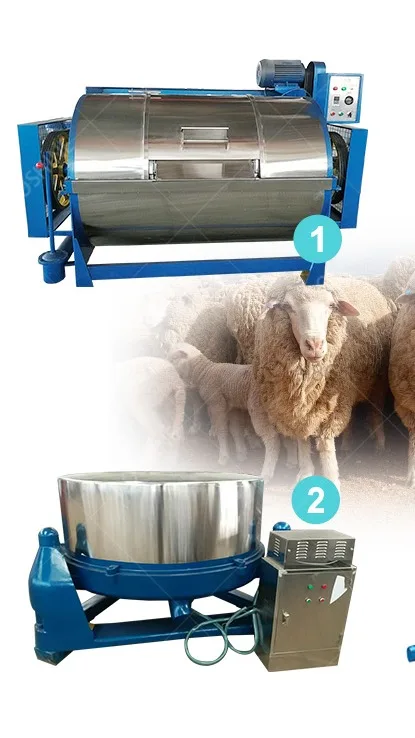 Industrial Dewatering Machine Centrifugal Spin Dryer Sheep Wool ...