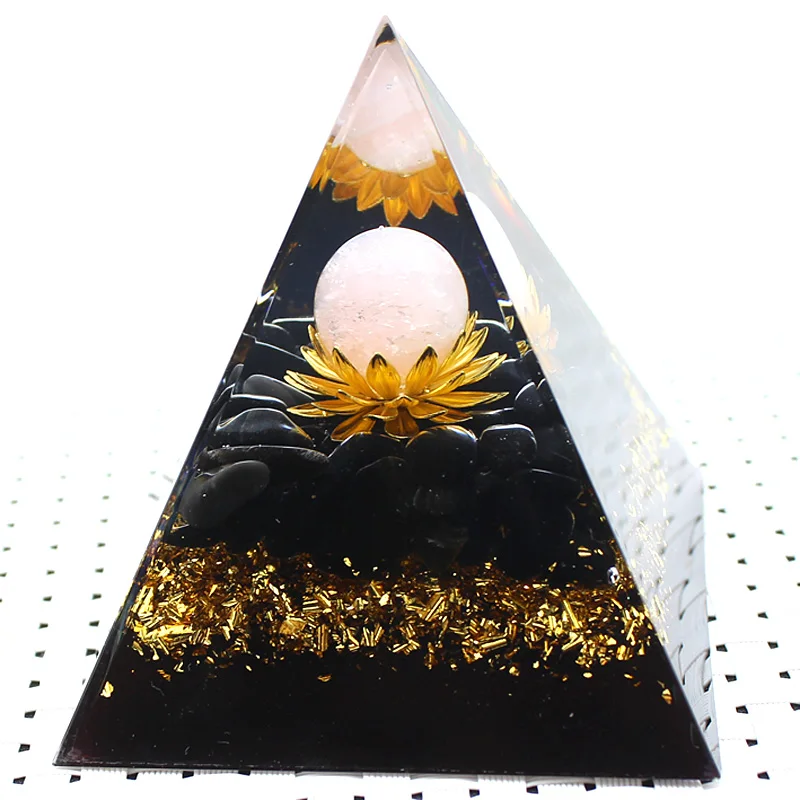 Hot Sale Orgonite Pyramids Resin Handmade Energy Generator Healing ...