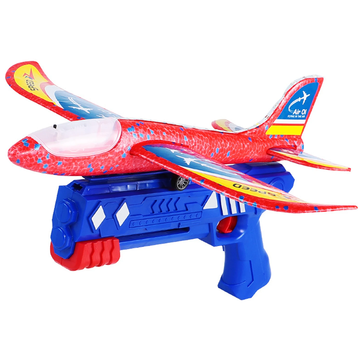 Airplane Launcher Toys Foam Airplane Glider 2 Flight Mode Glider Plane ...