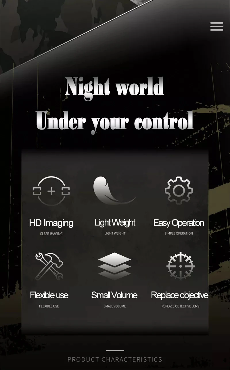 Third Generation Night Vision Goggles Telescope Scope Binoculares Ir ...