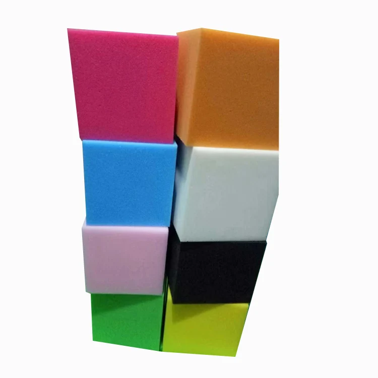 Factory Wholesale Pu Foam Pit Blocks Anti Stress Polyurethane Foam Cubes Trampoline Sponge Foam ...