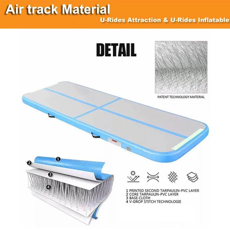 Balance Fitness Training Roller Beam 15mm Pvc Air Track For Gymnastics ...