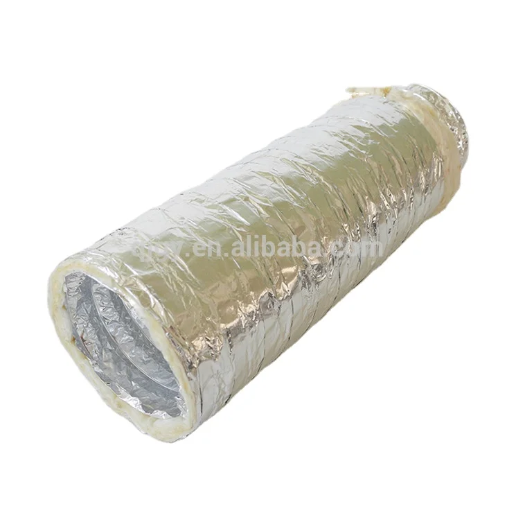 8 Inch Ac Duct Insulation Fiberglass Insulated Flexible Ducting For Air ...