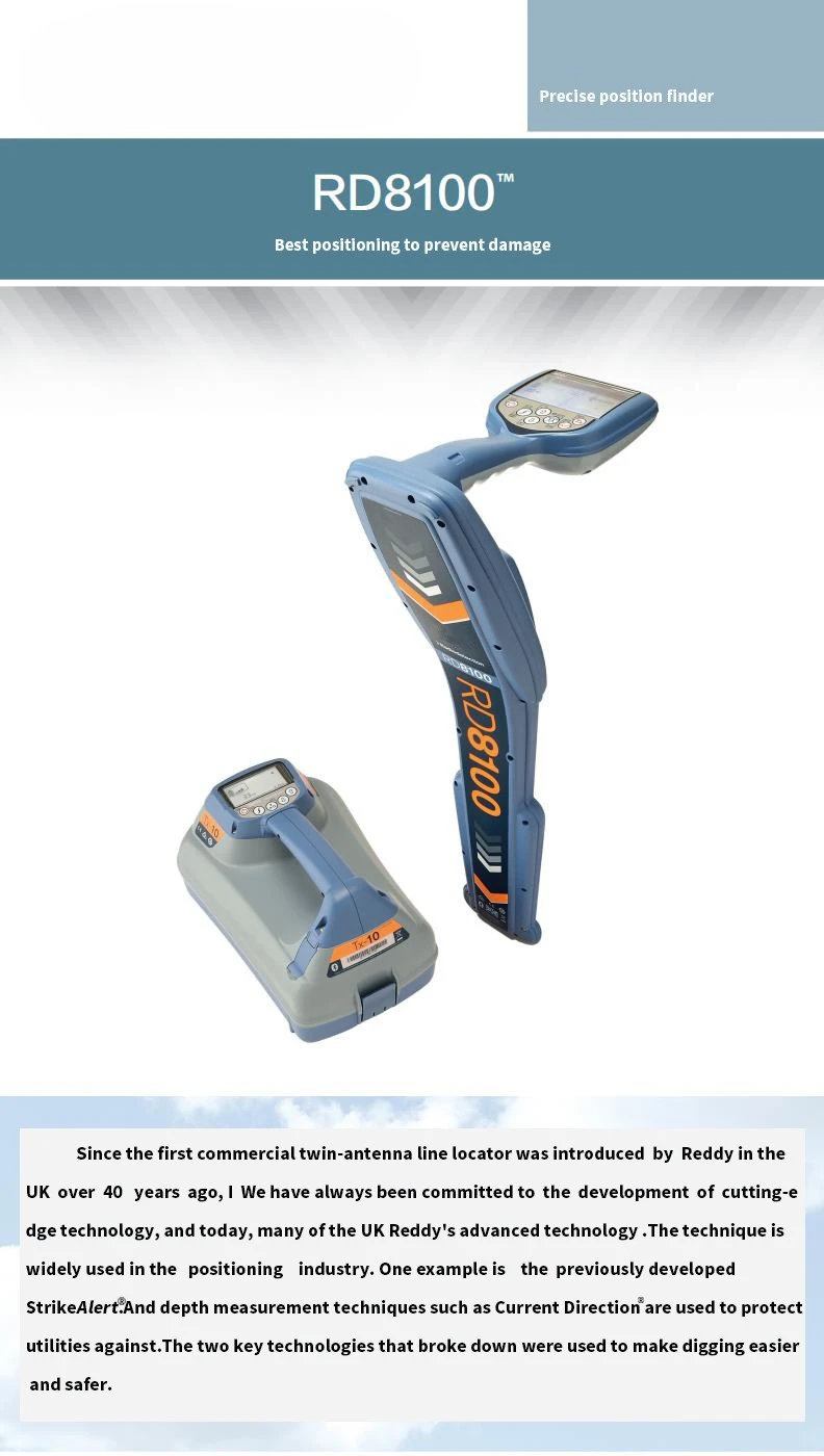 Radiodetection RD8200 - Precision Underground Pipeline Detection