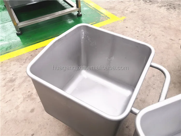 304 Stainless Steel Food Trolley 200l Meat Eurobin Food Skip Cart 100l ...