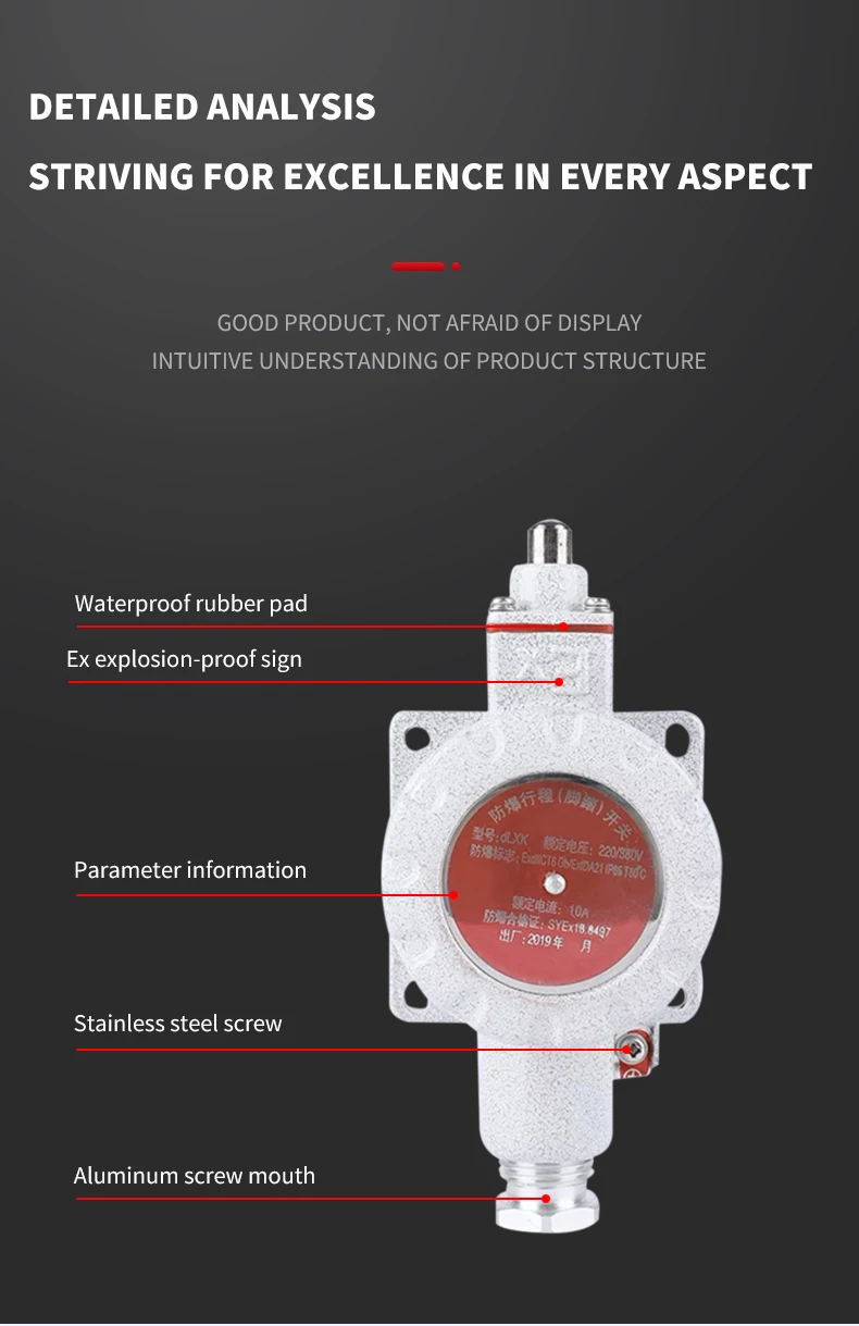 Explosion Proof Limit Switch Explosion-proof Electrical Travel Switch ...