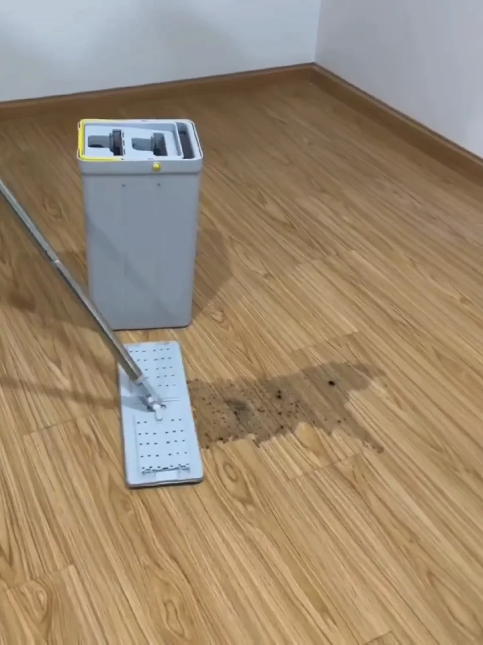 Magic Flat Floor Mop Sets Microfiber Hand Free Squeeze Dry Mini Mop ...