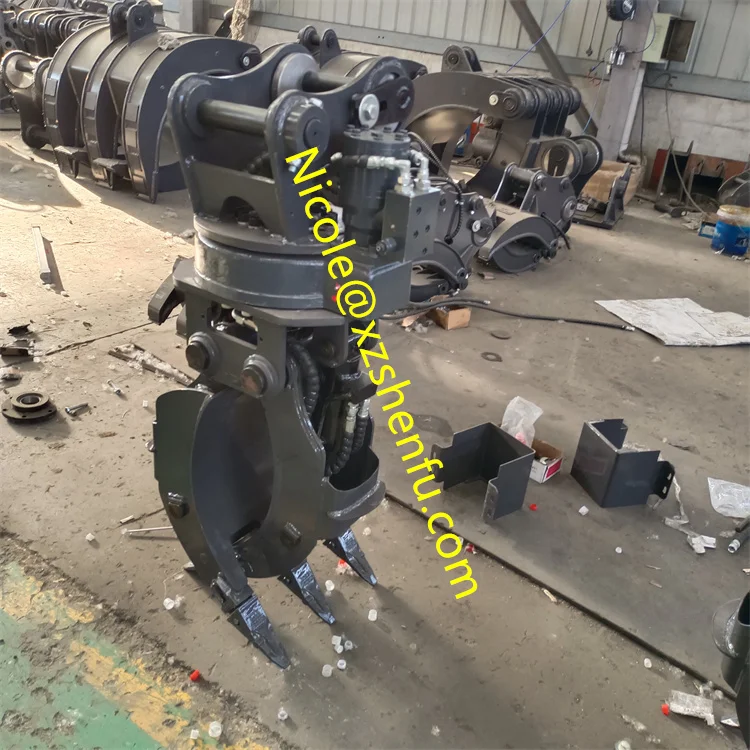 Excavator Rotary Sorting Grab Grapple For 12-16 Tons Carrier Rotary ...