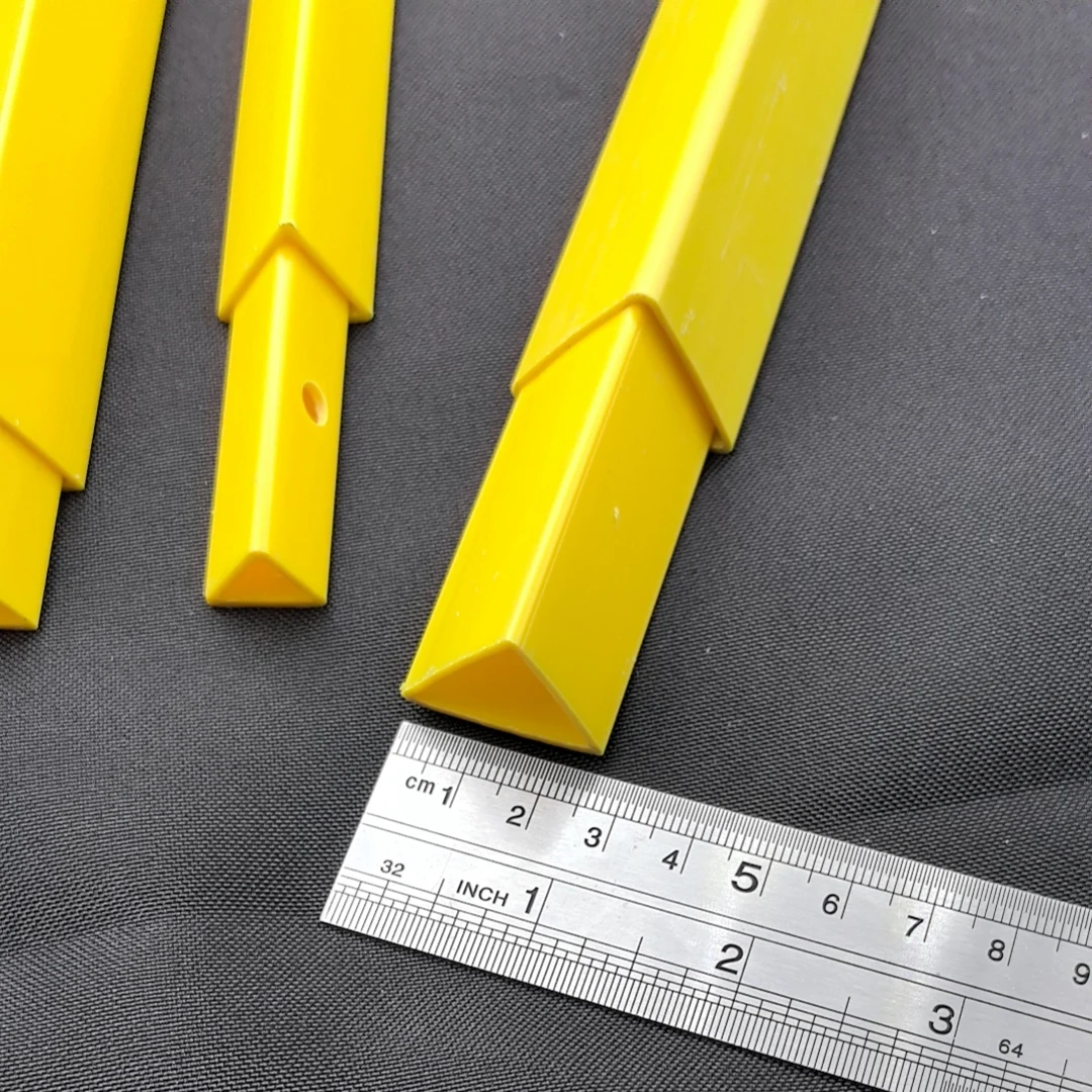 Triangular Pvc Extruded Rigid Profiles Extrusion Pvc Triangle Tube ...