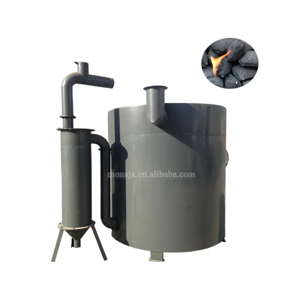 Smokeless charcoal machine biochar kiln carbonization stove to make ...